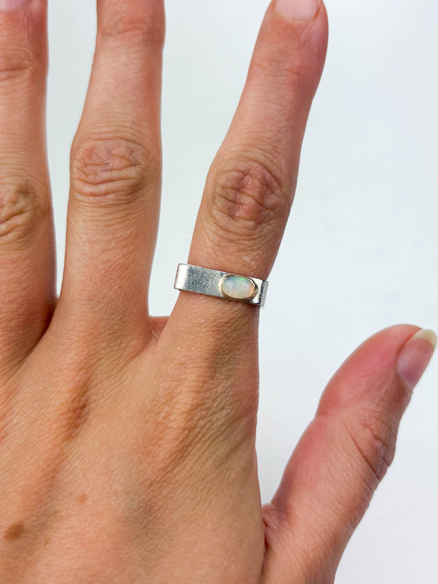 Habitat rings with Gemstones – Amy Stringer