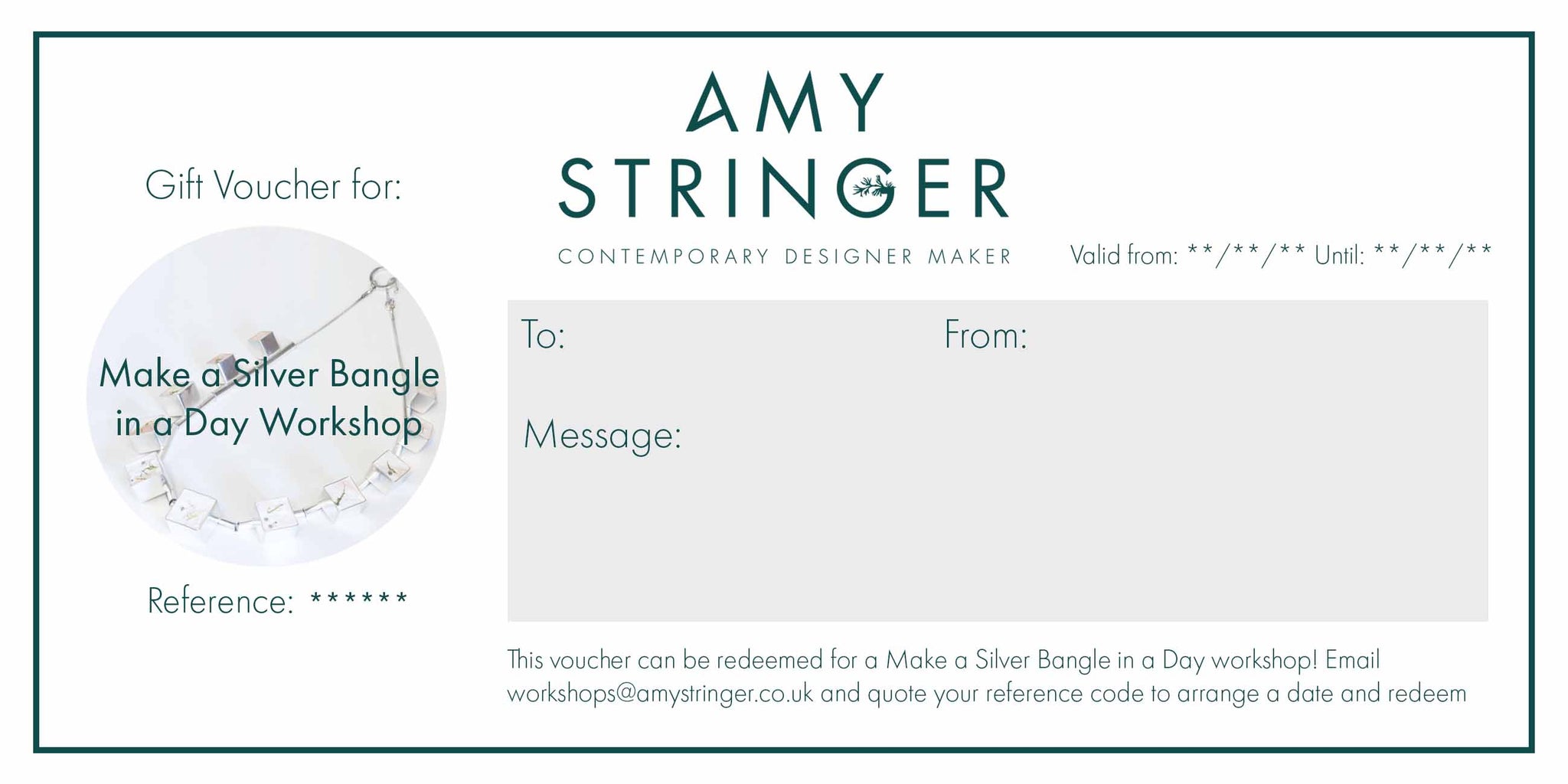Workshops & Gift Vouchers – Amy Stringer